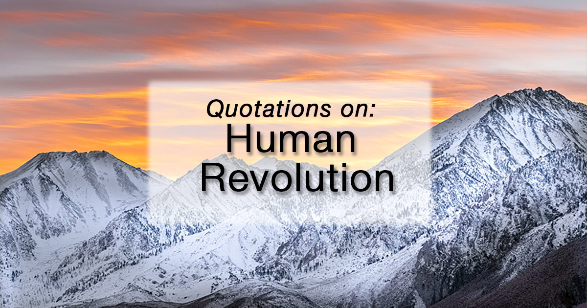 Quotations On the Theme of Human Revolution | Daisaku Ikeda Official ...